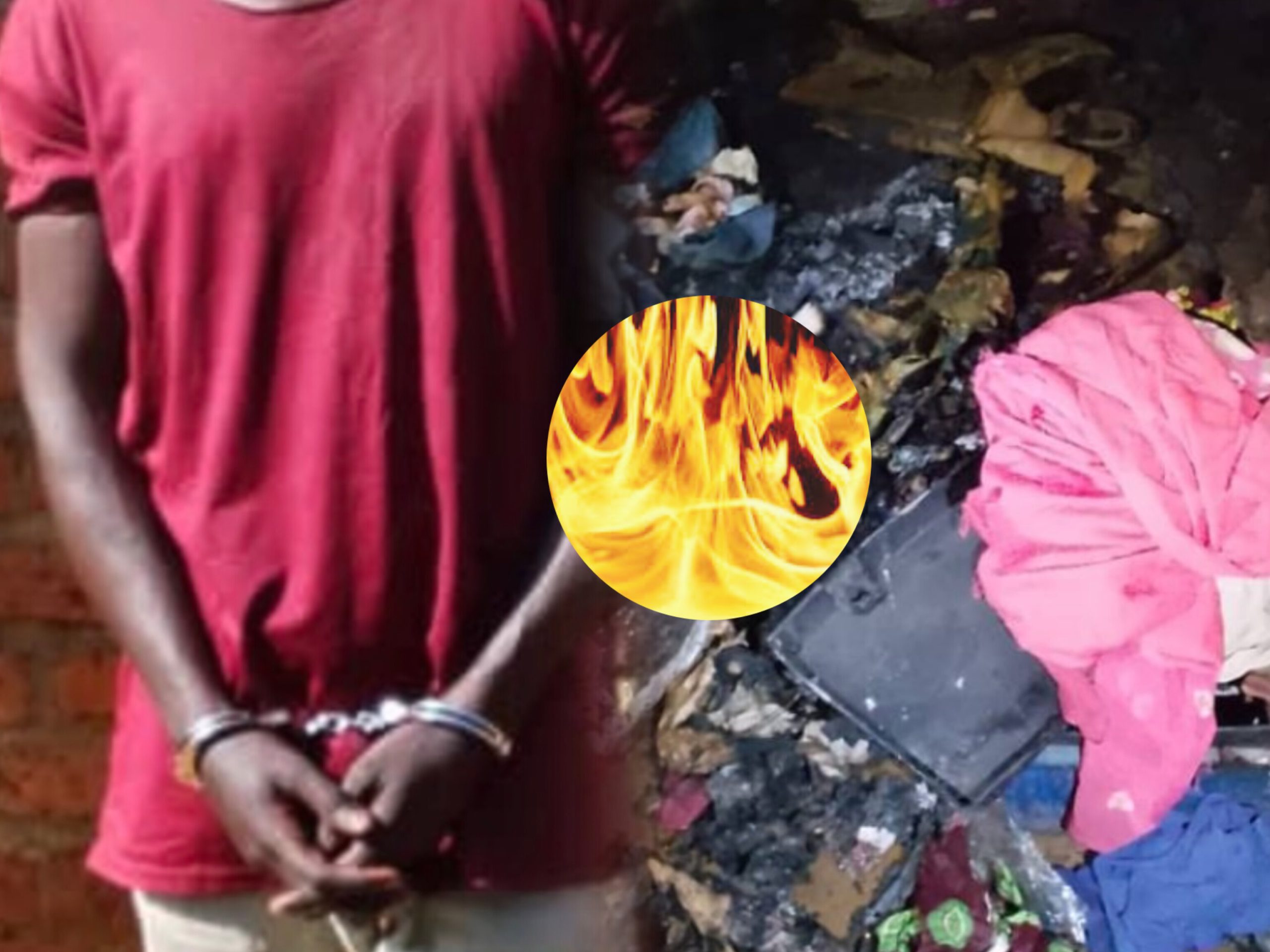 Yatawe muri yombi azira gutwikira umuryango we mu nzu kubw'ibihumbi 80 ...